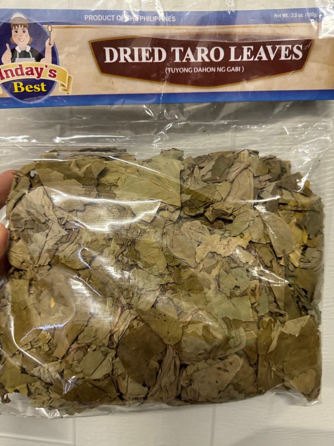 Dried Taro Leaves 3.5 Oz 100 Grams Listed Price per Pack - Etsy