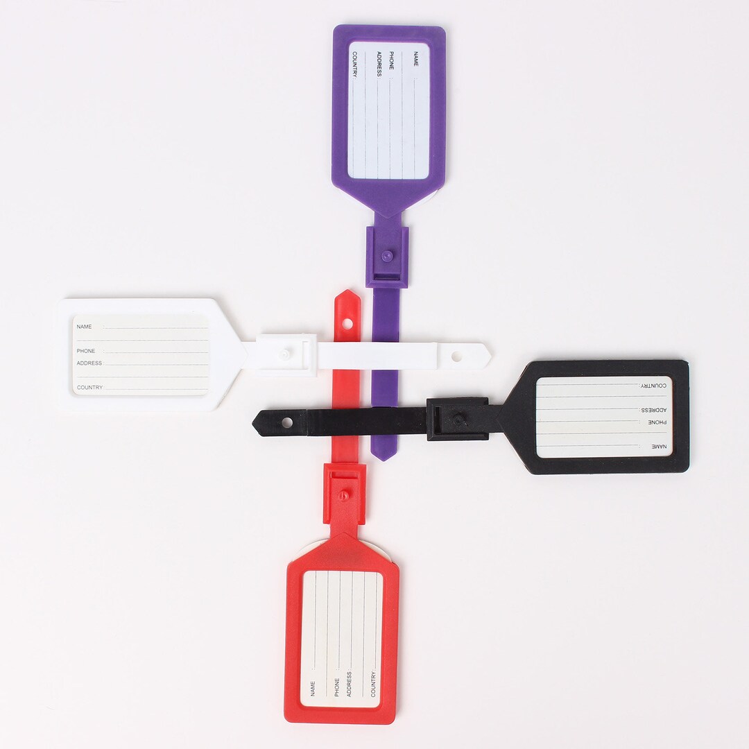 Name Tag for Bag, Luggage ID Tag, Bulk Wedding Favors Luggage Tags ...