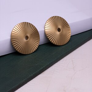 Solid Brass Sunburst 1.9" Inch Mid Century Modern Knob Backplate (SOLD INDIVIDUALLY) - Etsy