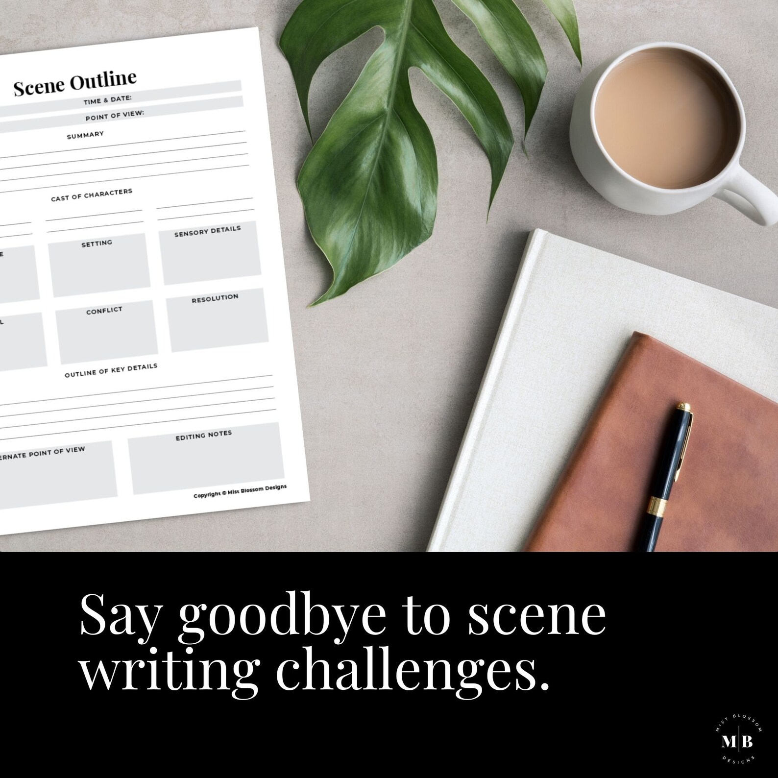 Scene Outline Writing Worksheet Scene Builder Writing - Etsy