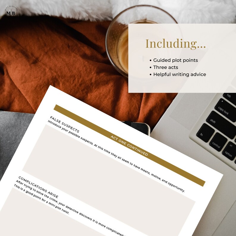 Mystery Novel Outline Writing Template Novel Planning - Etsy