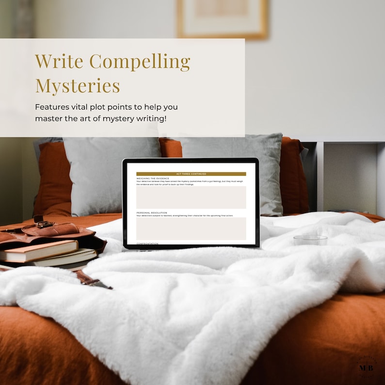 Mystery Novel Outline Writing Template Novel Planning - Etsy