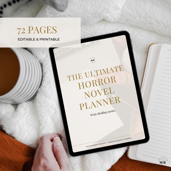Horror Writing Template - Etsy