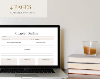 Scene Chapter Template Story Planner Printable PDF - Etsy