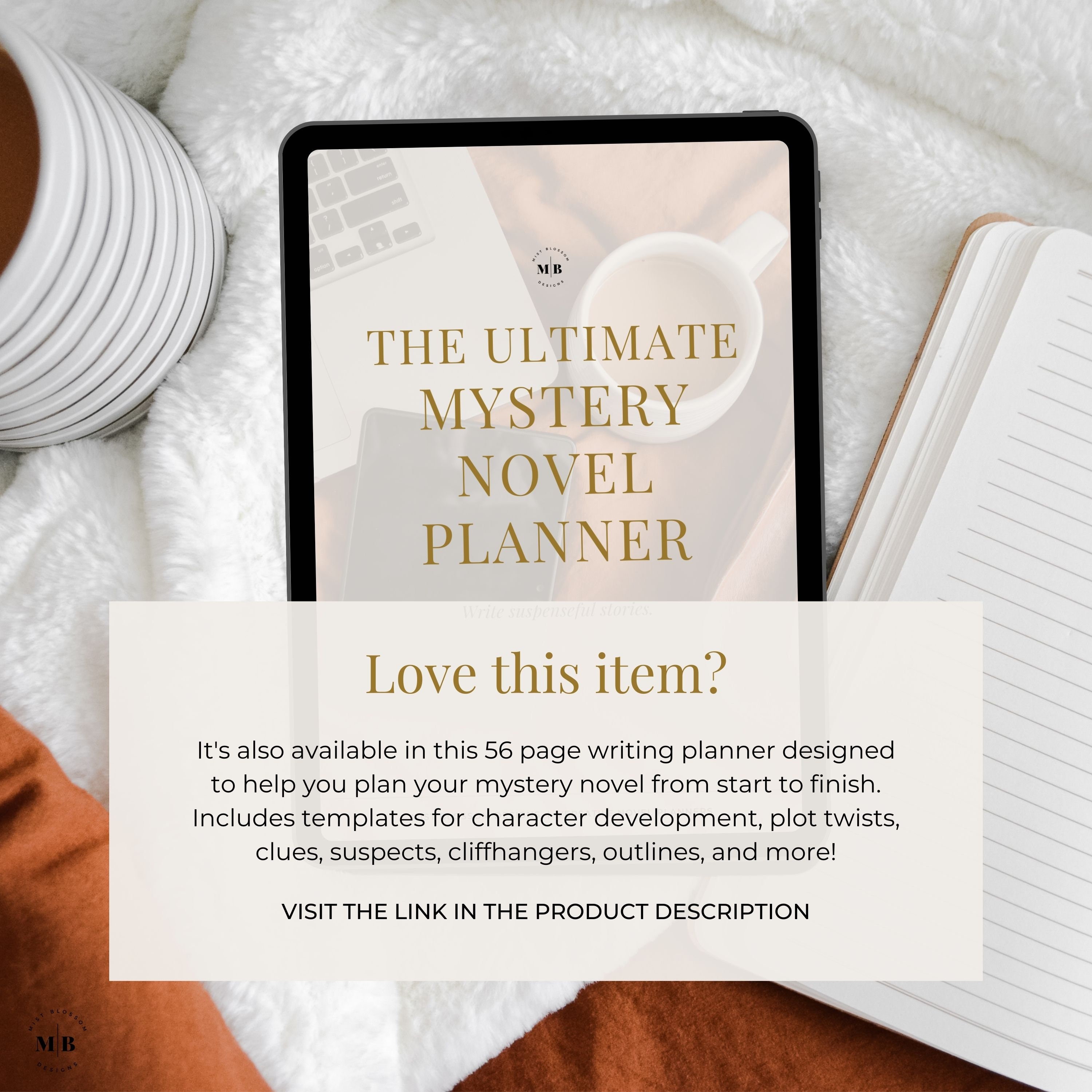 Mystery Novel Outline Writing Template Novel Planning - Etsy