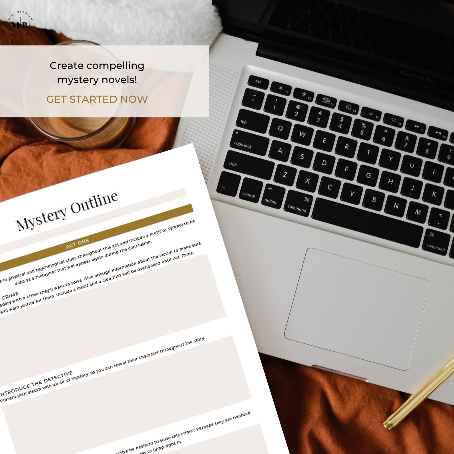 Mystery Novel Outline Writing Template Novel Planning - Etsy