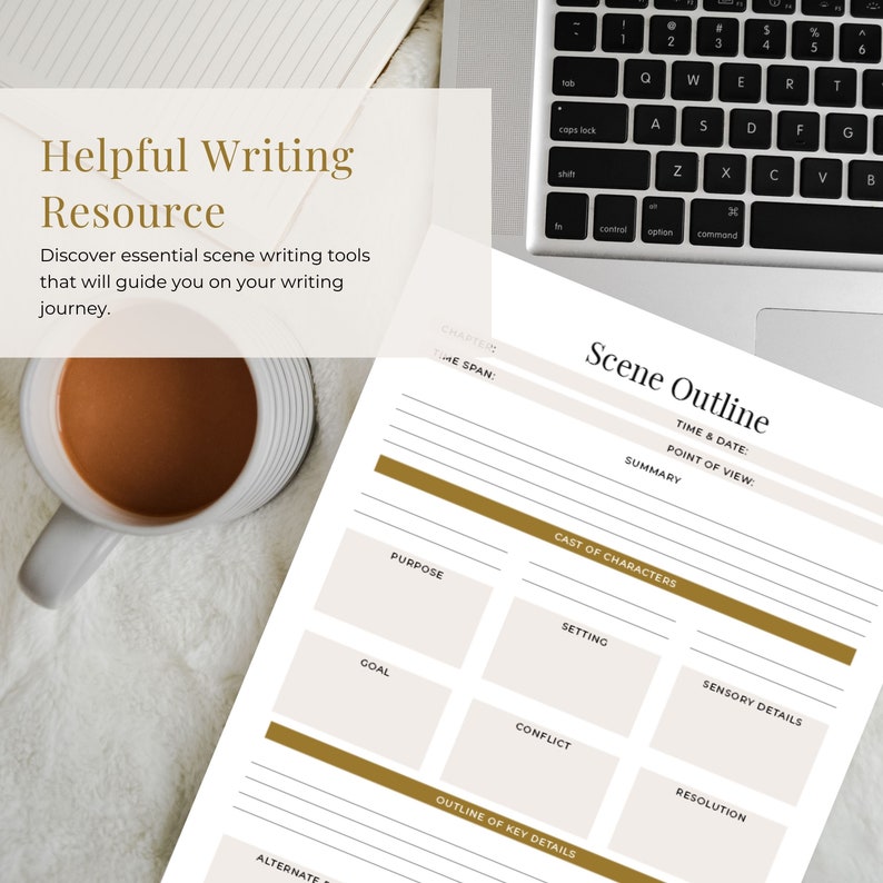 Scene Outline Writing Worksheet Scene Builder Writing - Etsy