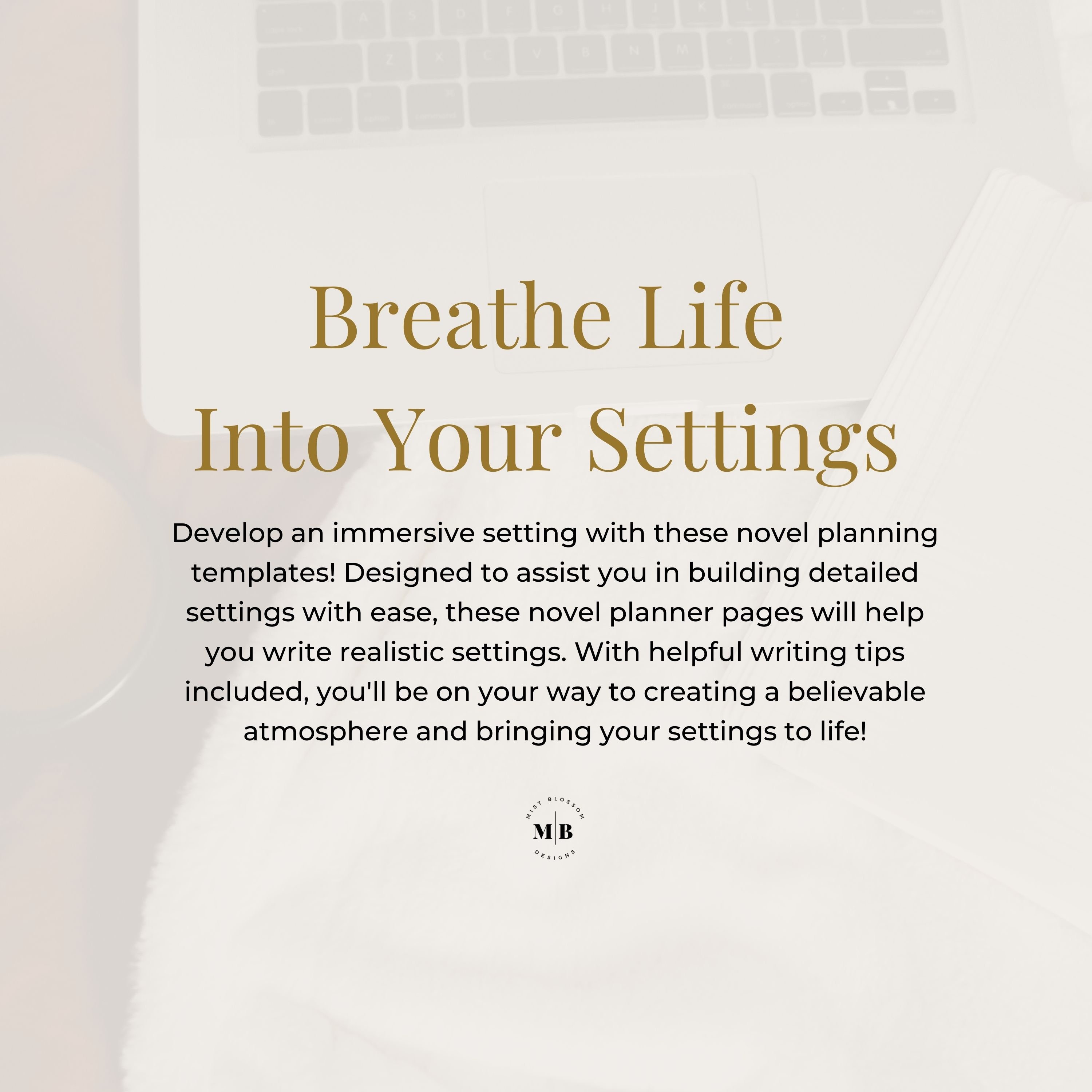 Novel Planning Templates for Setting, World Building Novel Planner ...