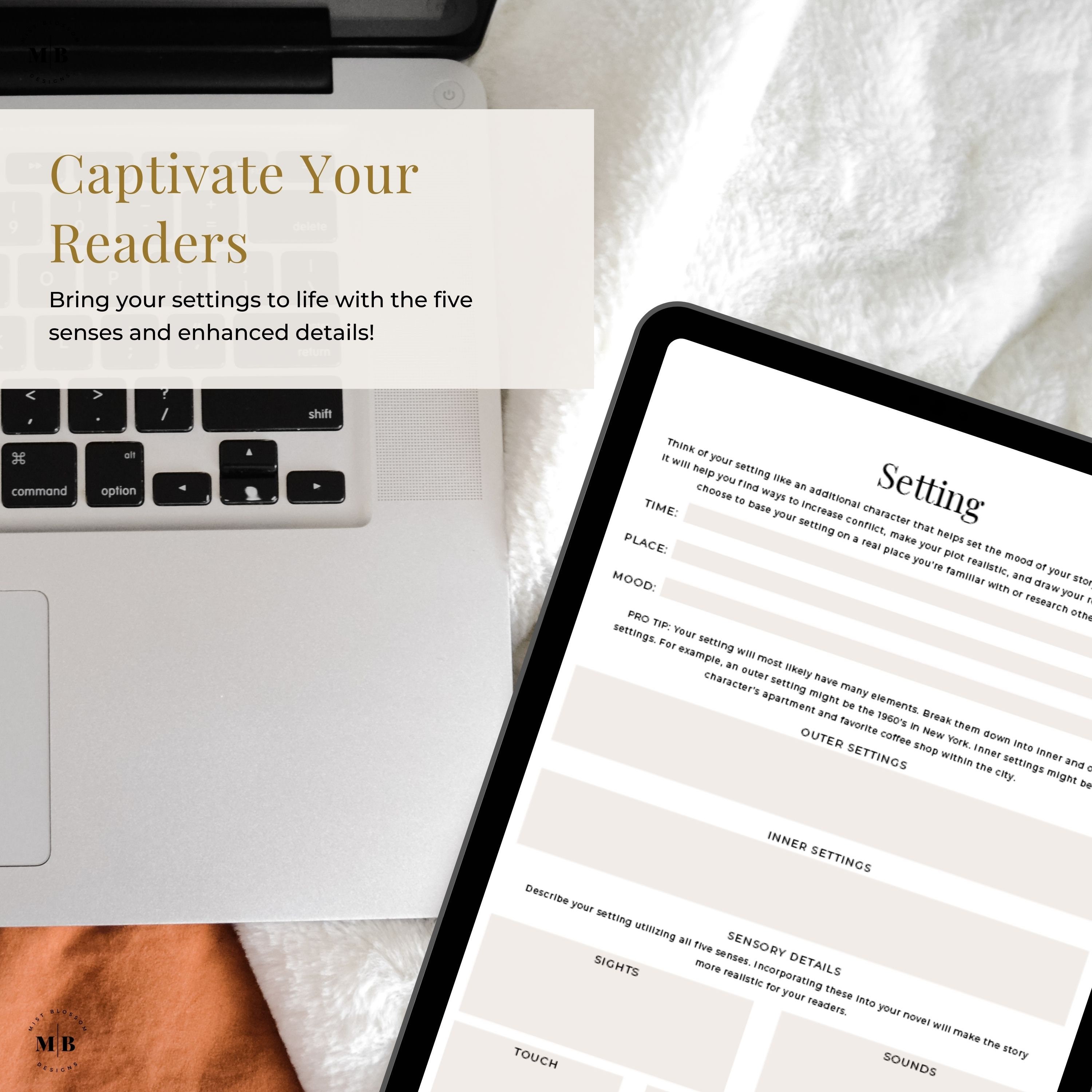 Novel Planning Templates for Setting, World Building Novel Planner ...