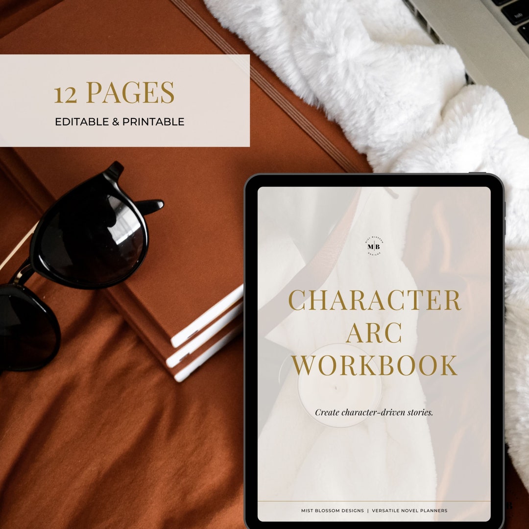 Character Arc Novel Workbook, Character Writing Planner, Character Arc ...
