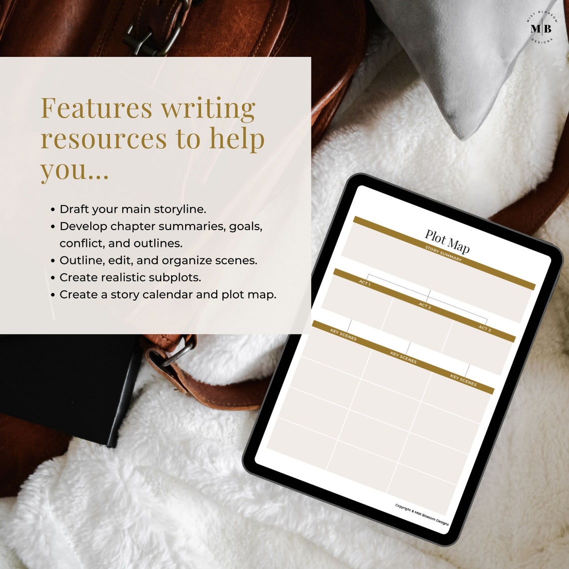 Horror Novel Outline Planner, Novel Writing Outline Templates, Plot ...