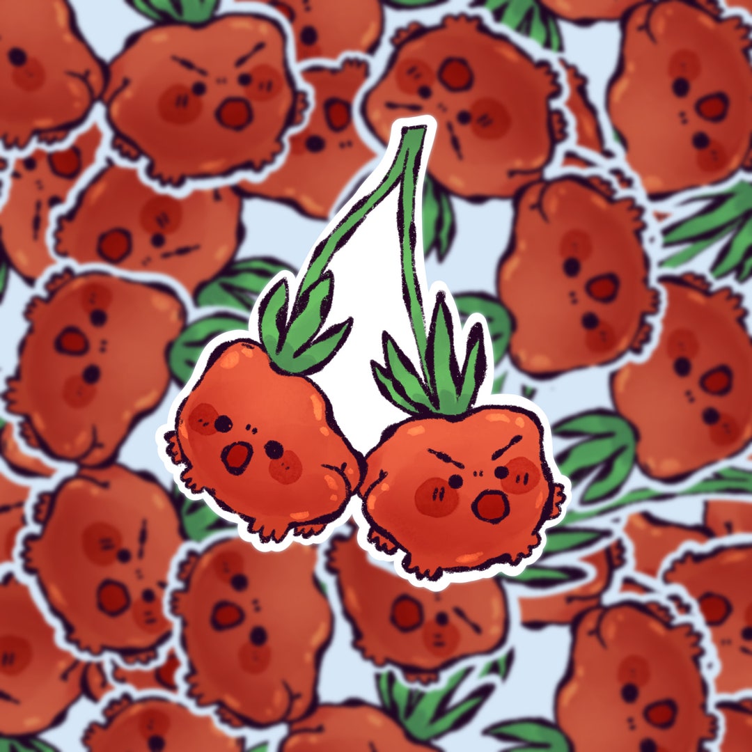 Frog Cherry Tomato - Breakfrogst Sticker - Etsy