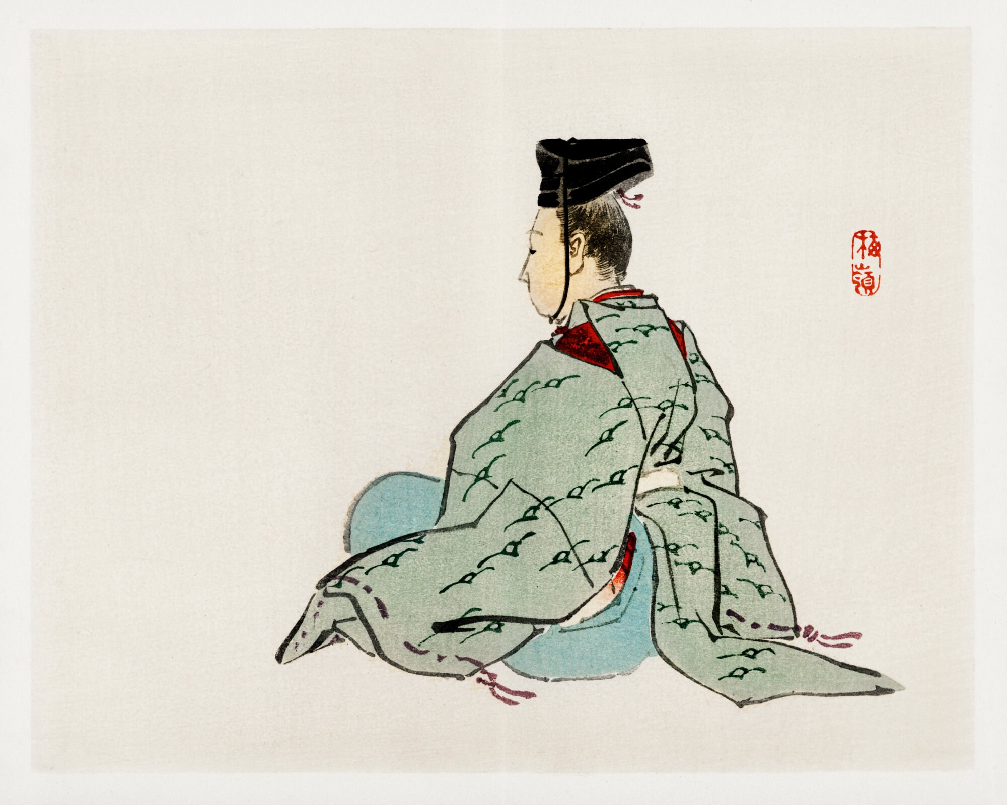 Vintage Japanese Emperor Portrait, Digital Download Print - Etsy Canada