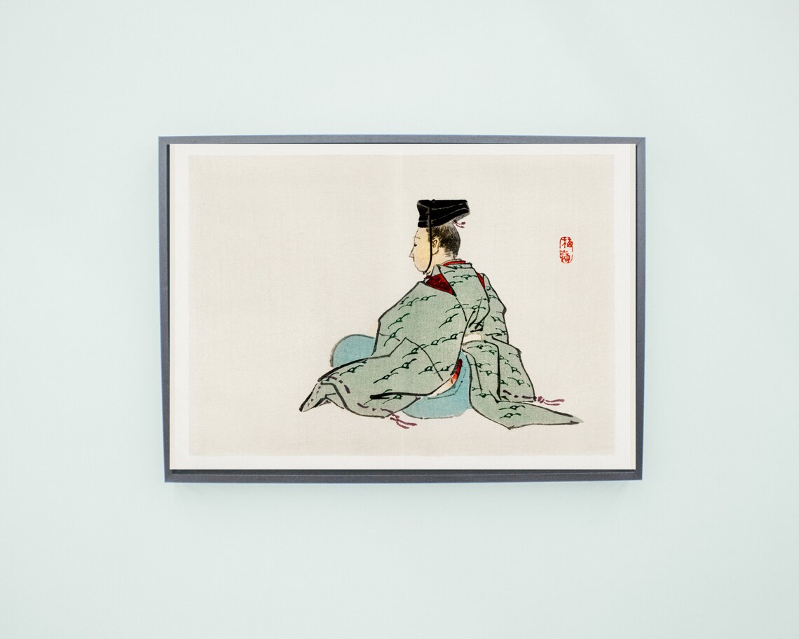 Vintage Japanese Emperor Portrait, Digital Download Print - Etsy Canada