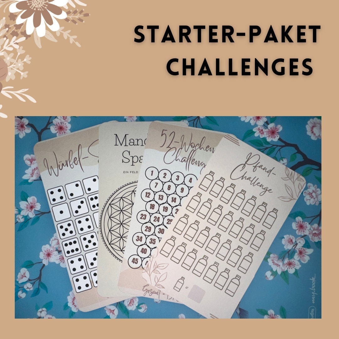 Starter Package / 4 Challenges / Budget Planning / Envelope Method ...