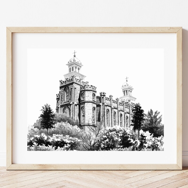 Logan Lds Temple - Etsy