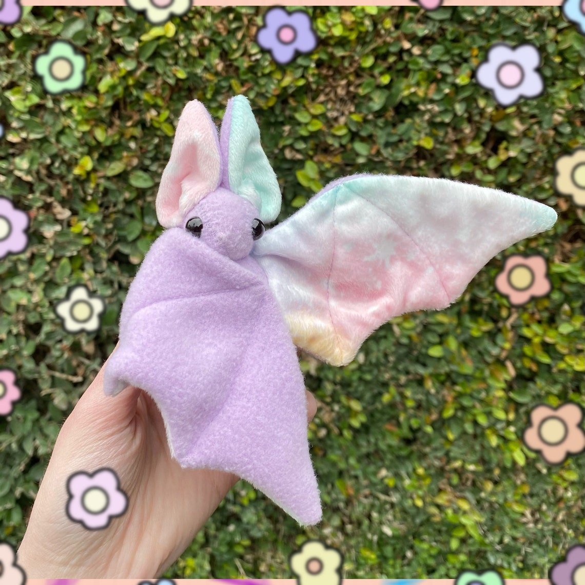 Custom Bat Plushie Bat Plush Gifts Hand Made Plush - Etsy