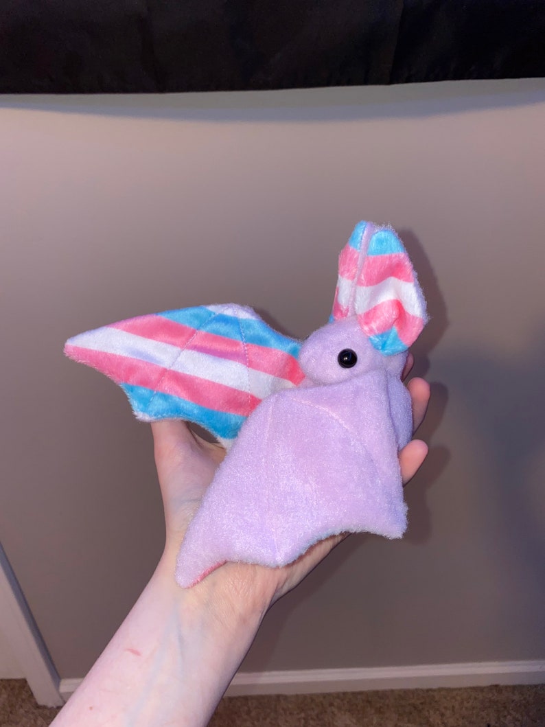 Transgender Bat Plushie Pride Bat Plush Gifts Hand Made Plushy | Etsy UK