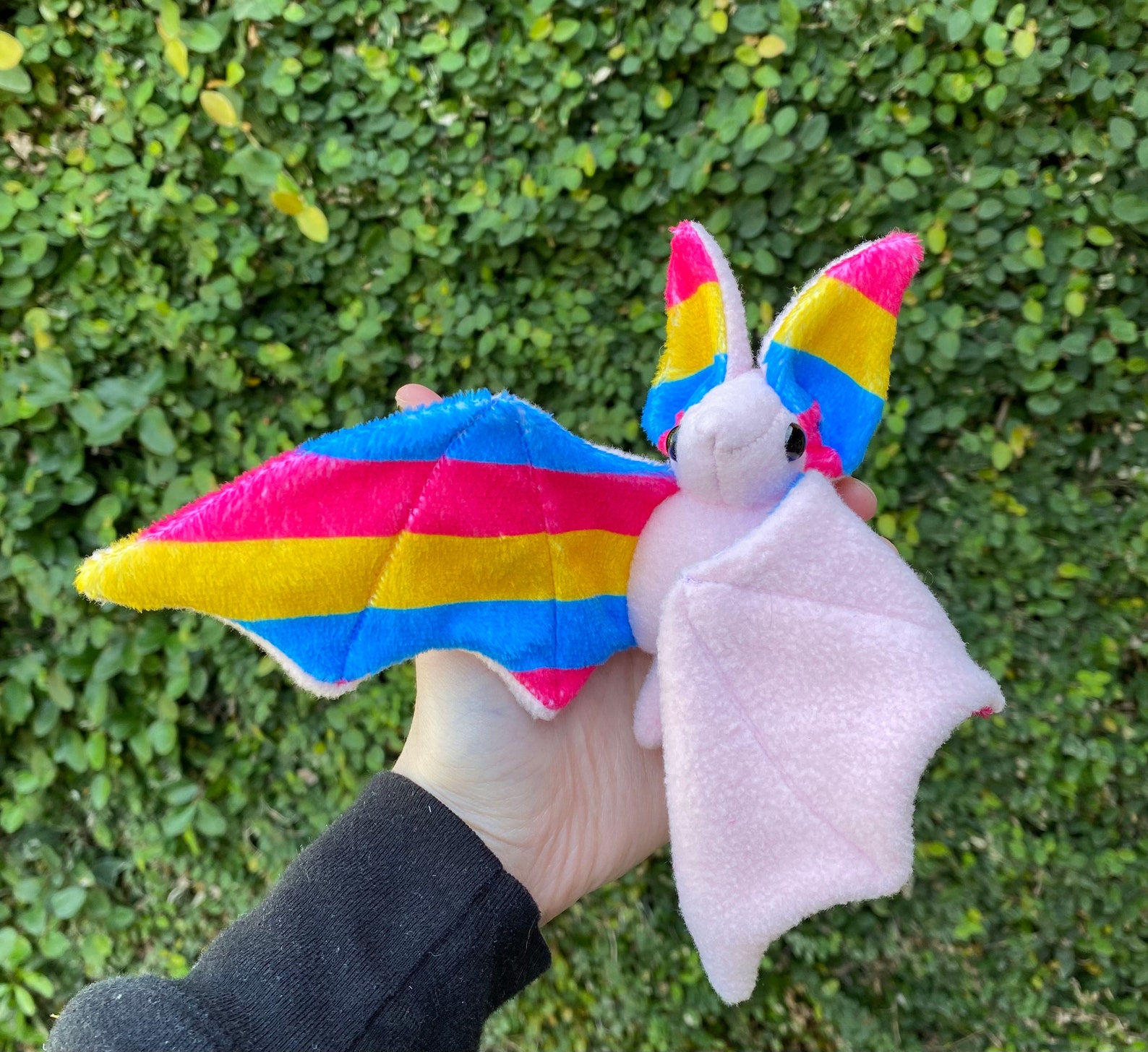 Pansexual Bat Plushie Pride Bat Plush Gifts Hand Made Plush - Etsy