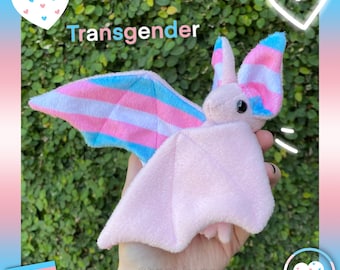 Handmade Blue Transgender Pride Bat Doll Made to Order - Etsy