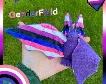 Trans Bat Plush - Etsy