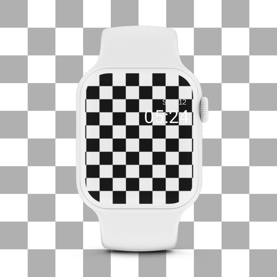 Checkerboard Apple Watch Face, Draughts Watch Wallpaper, Checkers Game ...