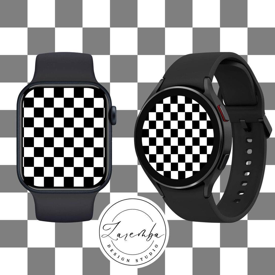 Checkerboard Apple Watch Face, Draughts Watch Wallpaper, Checkers Game ...