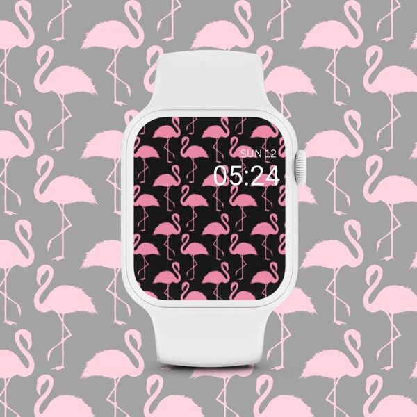 Black Flamingo Wallpaper - Etsy