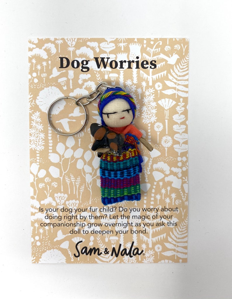 Guatemalan Dog Worry Doll Gift for Dog Parents Gift for | Etsy