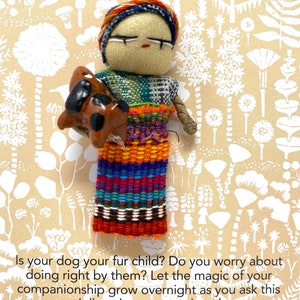 Guatemalan Dog Worry Doll - Gift for Dog Parents - Gift for Dog Trainer ...