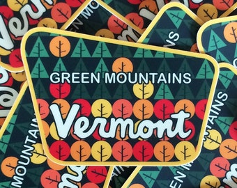 Green Mountain National Forest Sticker Decal American Made - Etsy