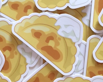 Hot N Ready Pierogi Vinyl Sticker - Etsy
