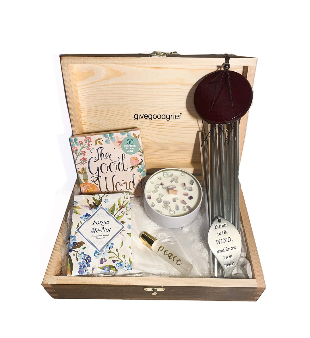 Faith Box Wooden Keepsake Box Sympathy Care Package - Etsy