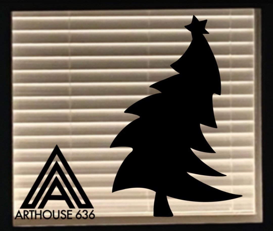 Christmas Tree Window Cling - Etsy