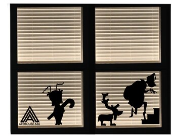 The Grinch Window Decor - Etsy