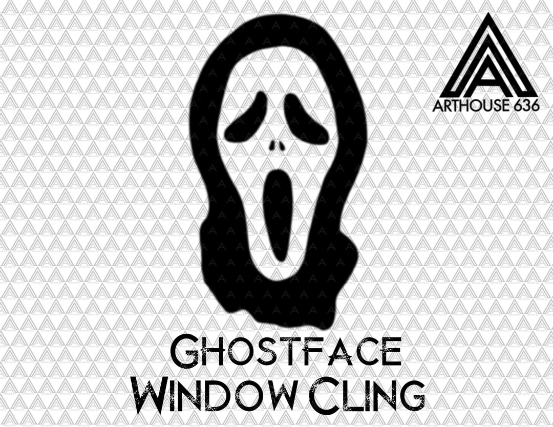 Ghostface Window Cling - Etsy