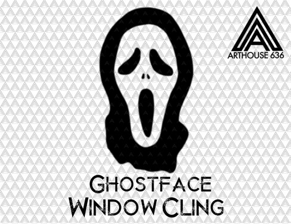 Ghostface Window Cling - Etsy