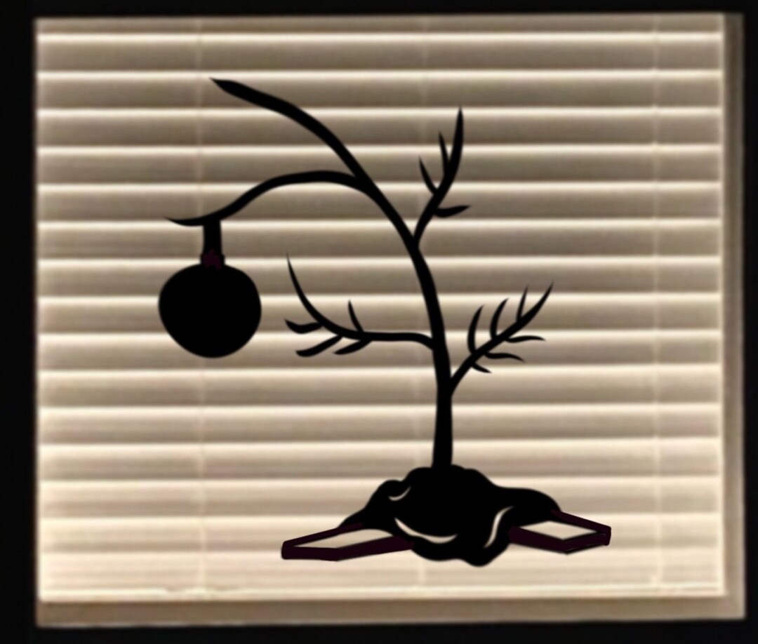 Christmas Tree Window Cling 18 X 16 or 24x 20 - Etsy