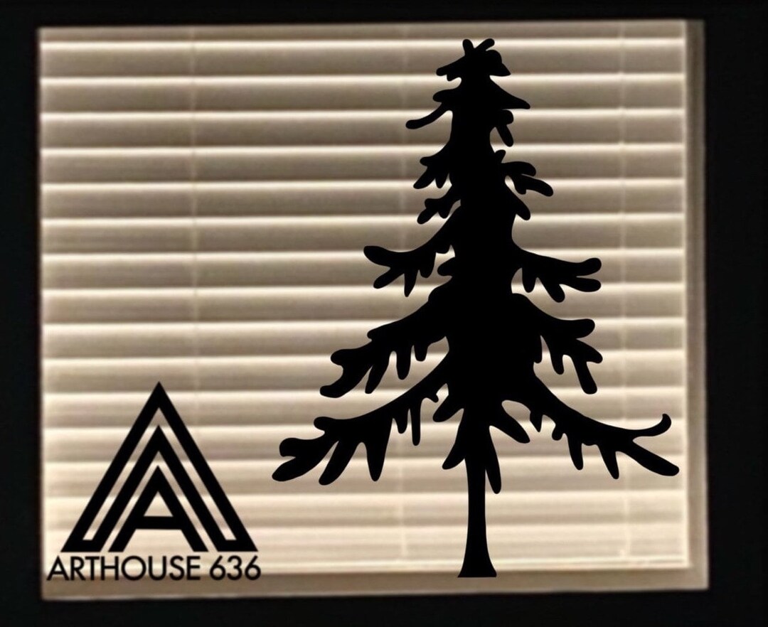 Christmas Tree Window Cling - Etsy