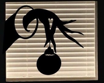 The Grinch and Max Window Cling / Holidays / Christmas / Reusable - Etsy