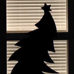 Christmas Tree Window Cling - Etsy