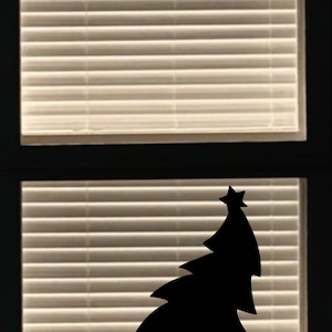 Christmas Tree Window Cling - Etsy