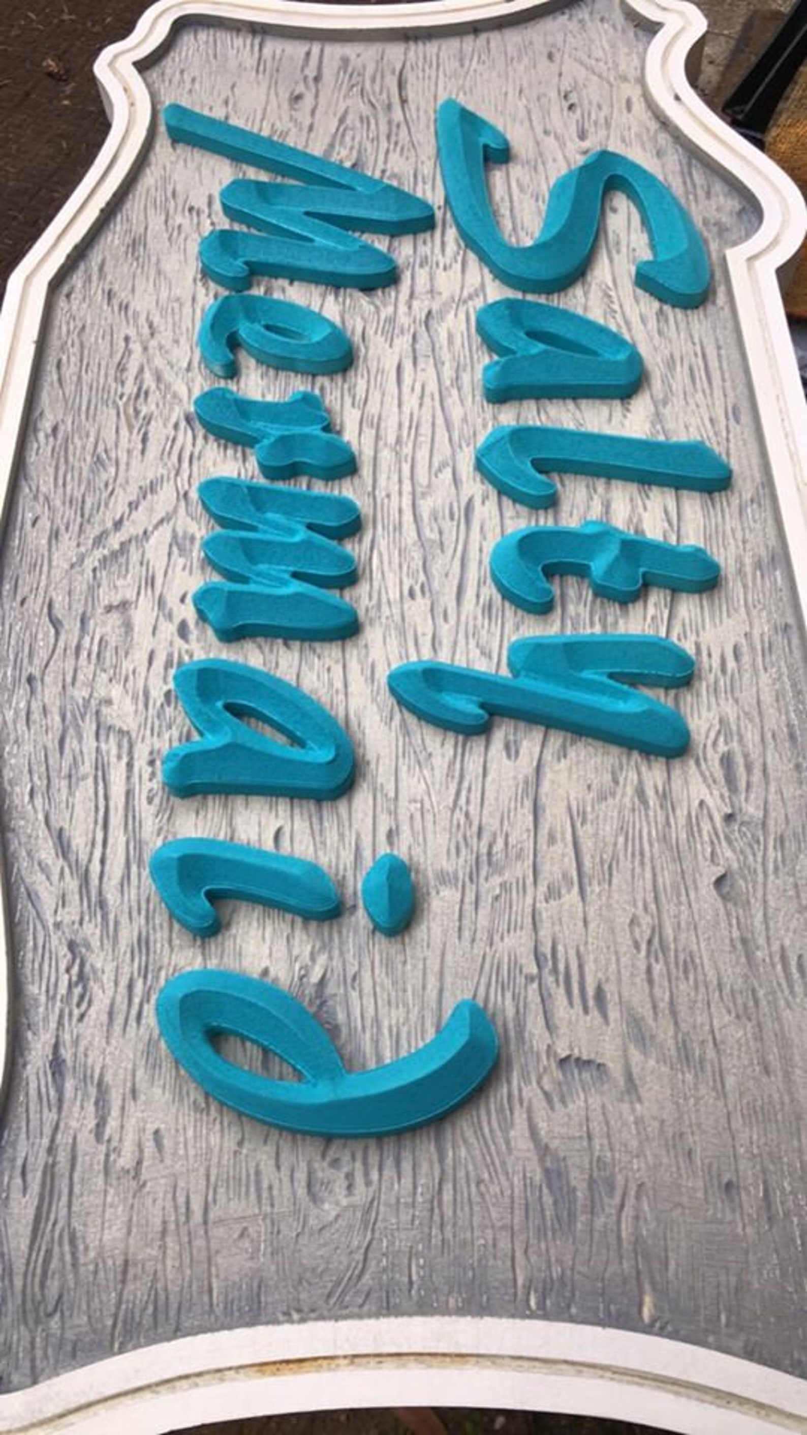 Routed PVC Carved Signs Handpainted - Etsy