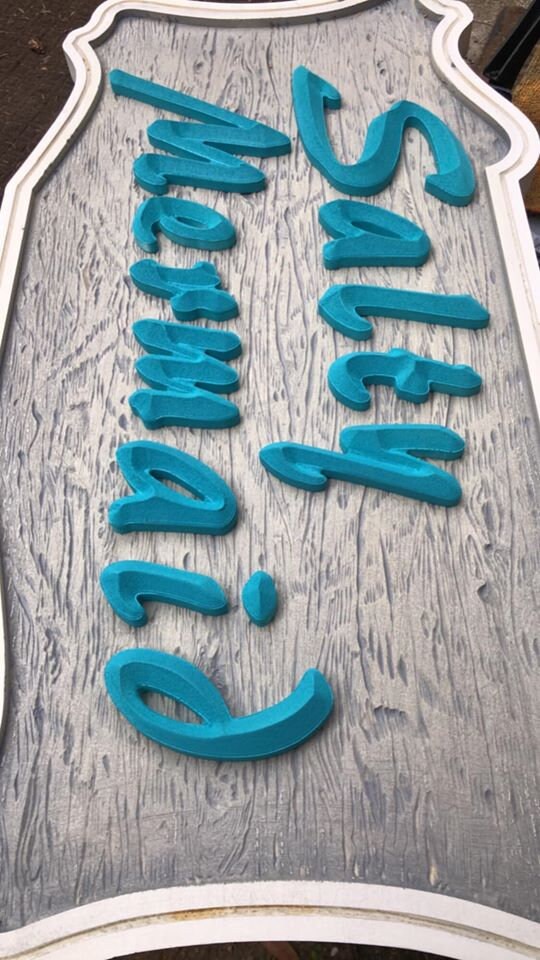 Routed PVC Carved Signs , Handpainted - Etsy