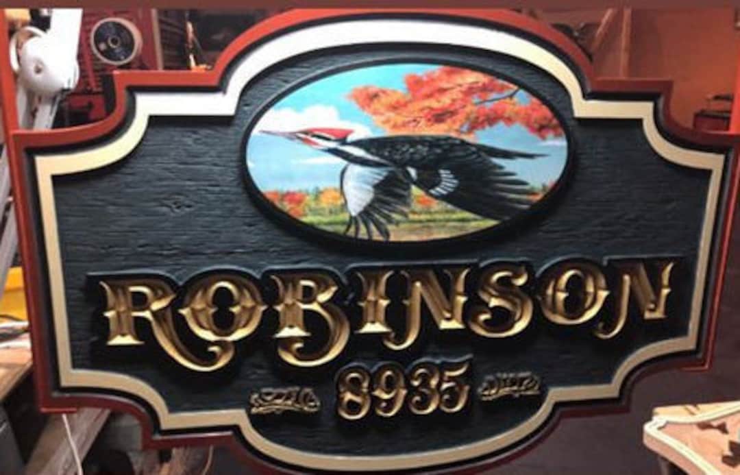 Routed PVC Carved Signs , Handpainted - Etsy