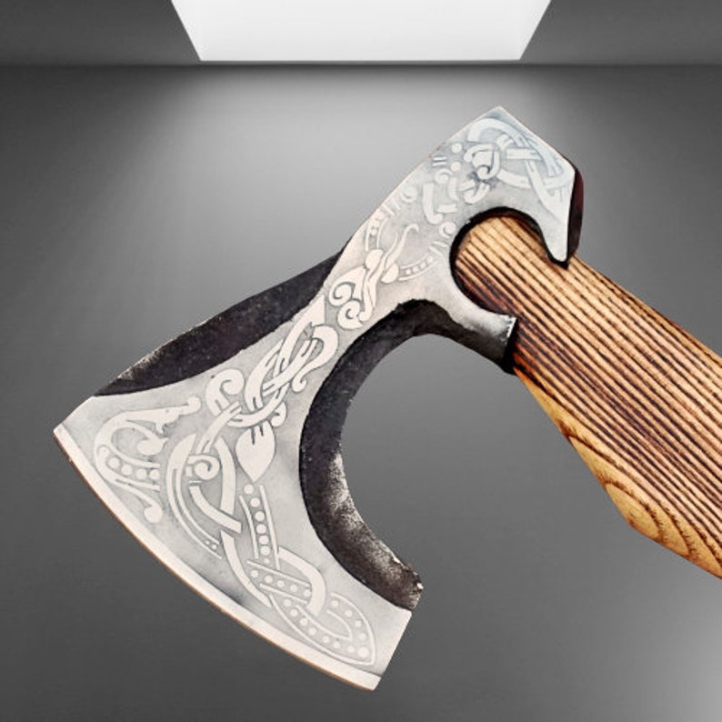 18 Long Custom Handmade High Carbon Steel Viking Axe - Etsy