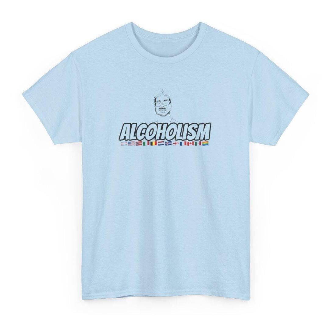 Worldoftshirts Joshua Block alcoholism T-shirt - Etsy
