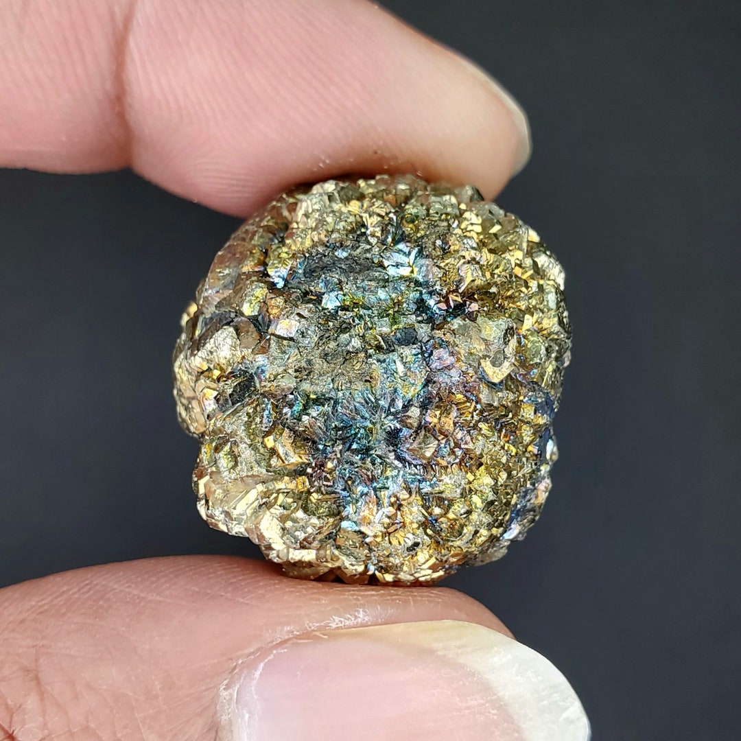 Rainbow Golden Prophecy Stone || EXTREMELY RARE & Iridescent - Etsy
