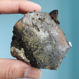 Epidote After Magnetite Pseudomorph W/ Titanite Sphene Crystals ...