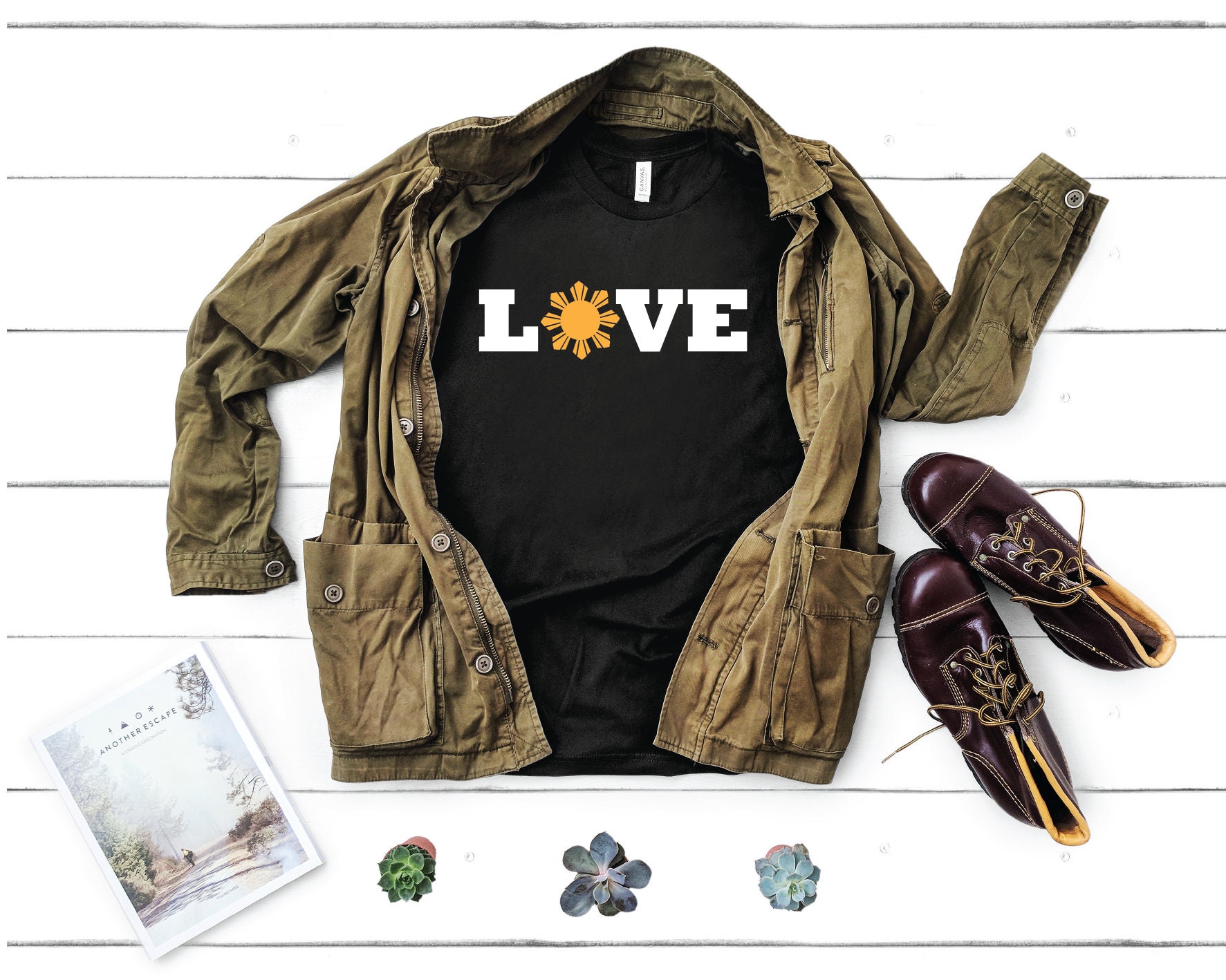 CAMISA DE AMOR FILIPINA, Camisa filipina, Regalo filipino - Etsy España